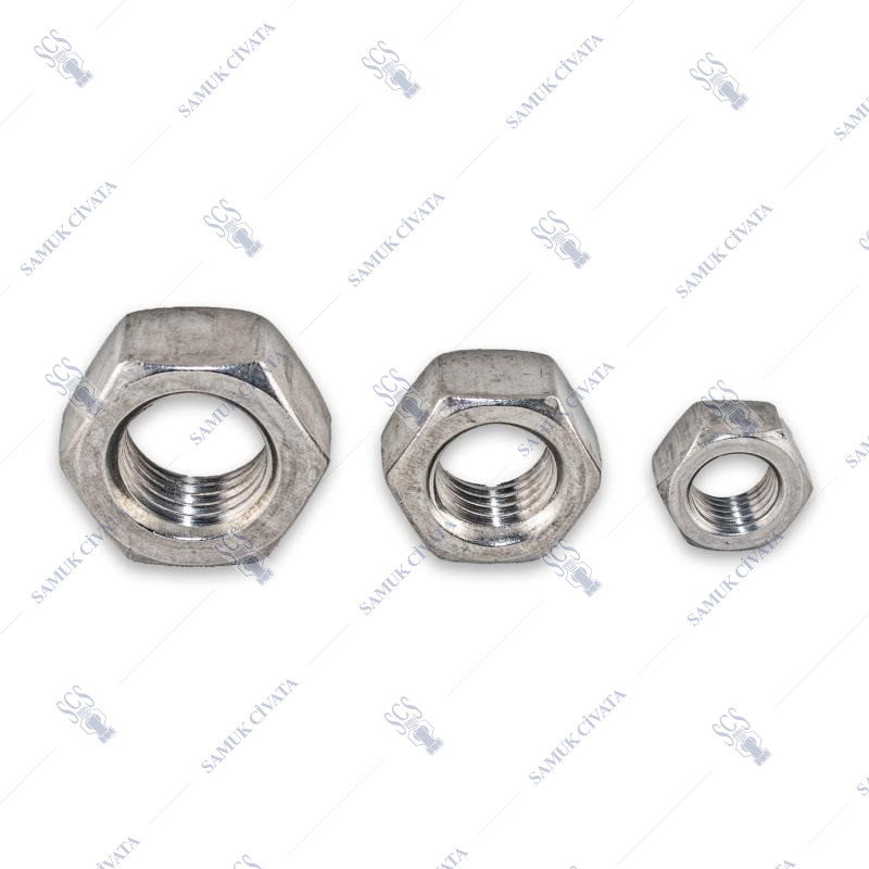 Samuk Civata - DIN 934 A2 Paslanmaz (INOX) Somun